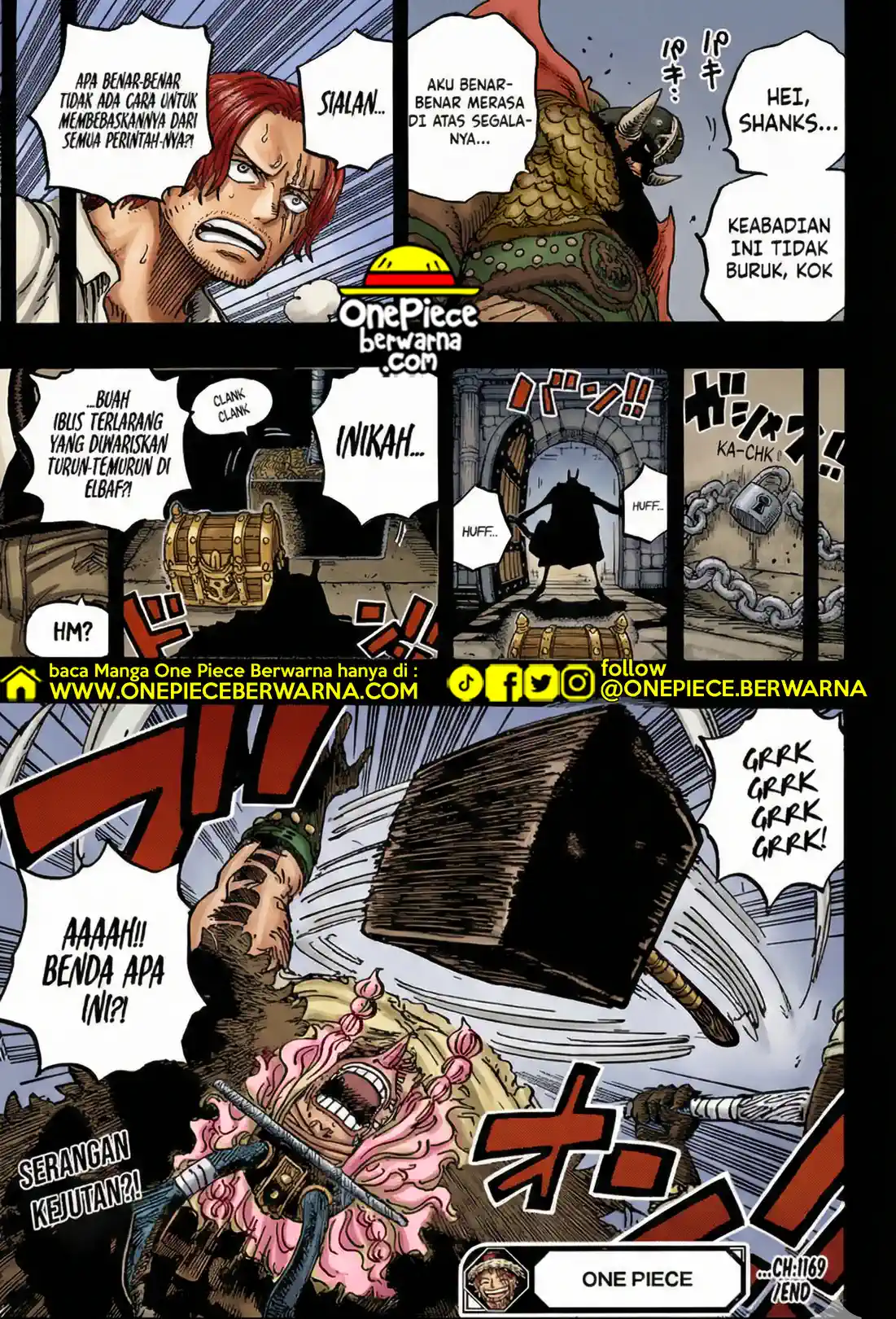 One Piece Chapter 1169 Bahasa Indonesia – One Piece Berwarna