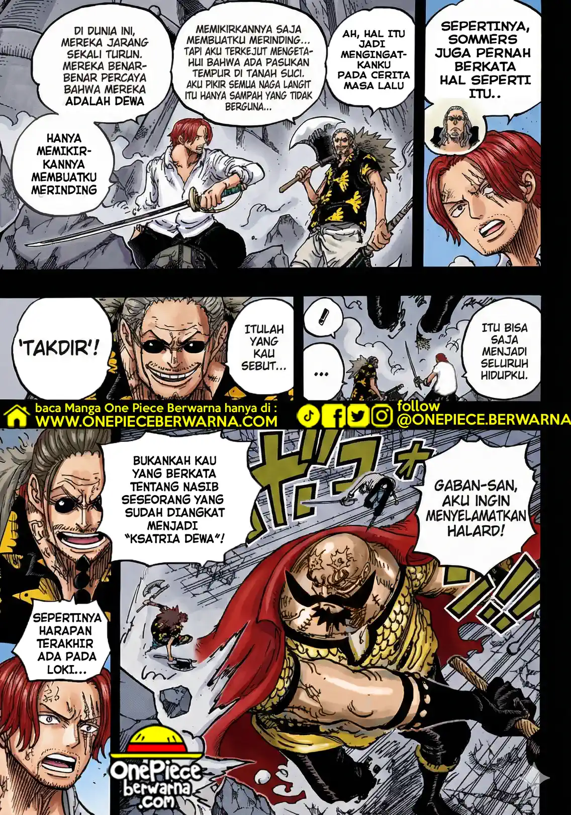 One Piece Chapter 1170 Bahasa Indonesia – One Piece Berwarna